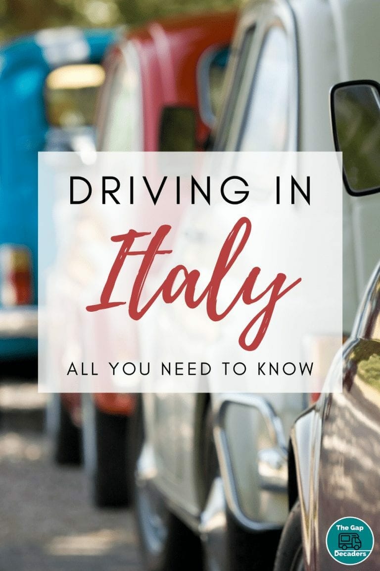 Driving in Italy - Everything You Need to Know | The Gap Decaders