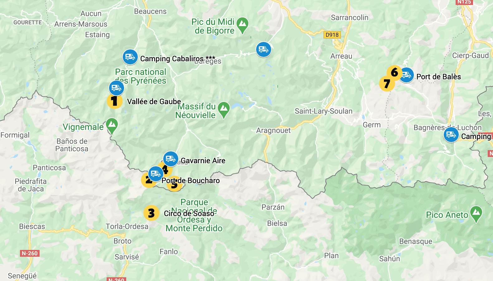A Seven Day Pyrenees Hiking Tour & Interactive Map | The Gap Decaders