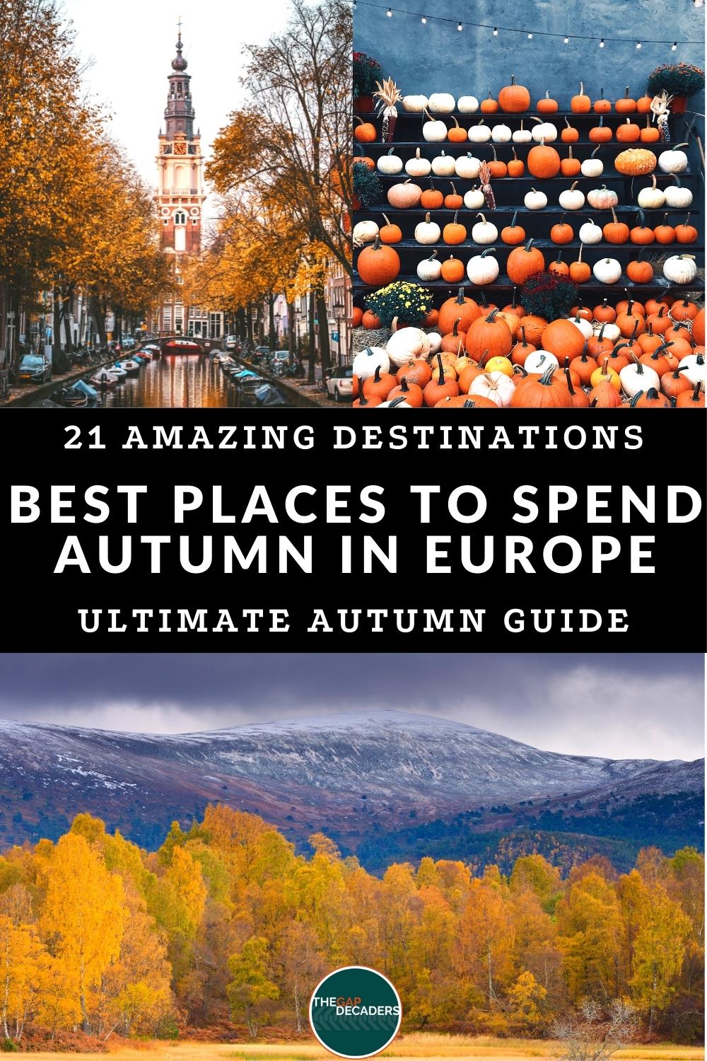 Autumn in Europe: 21 Stunning Destinations for Fall | The Gap Decaders