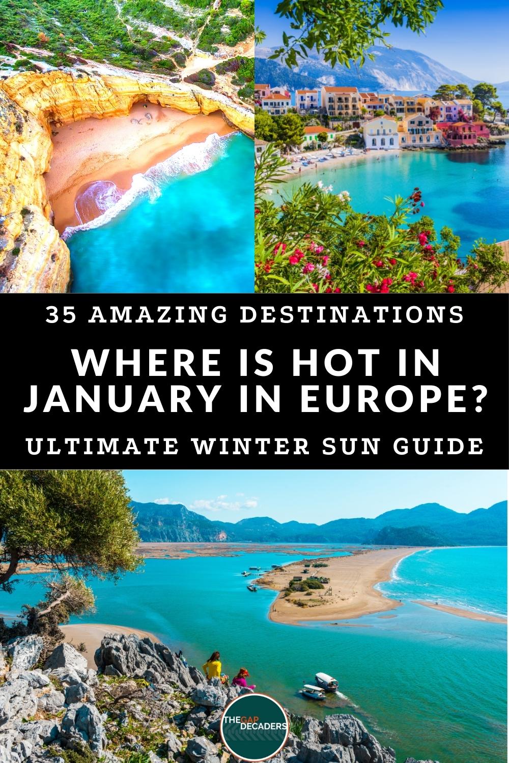 Where is Hot in January in Europe? The Top 35 Warmest Places for Winter ...