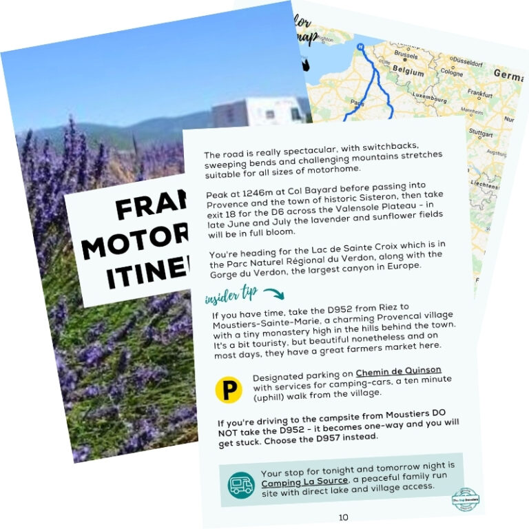 Motorhome Aires in France - All You Need to Know | The Gap Decaders