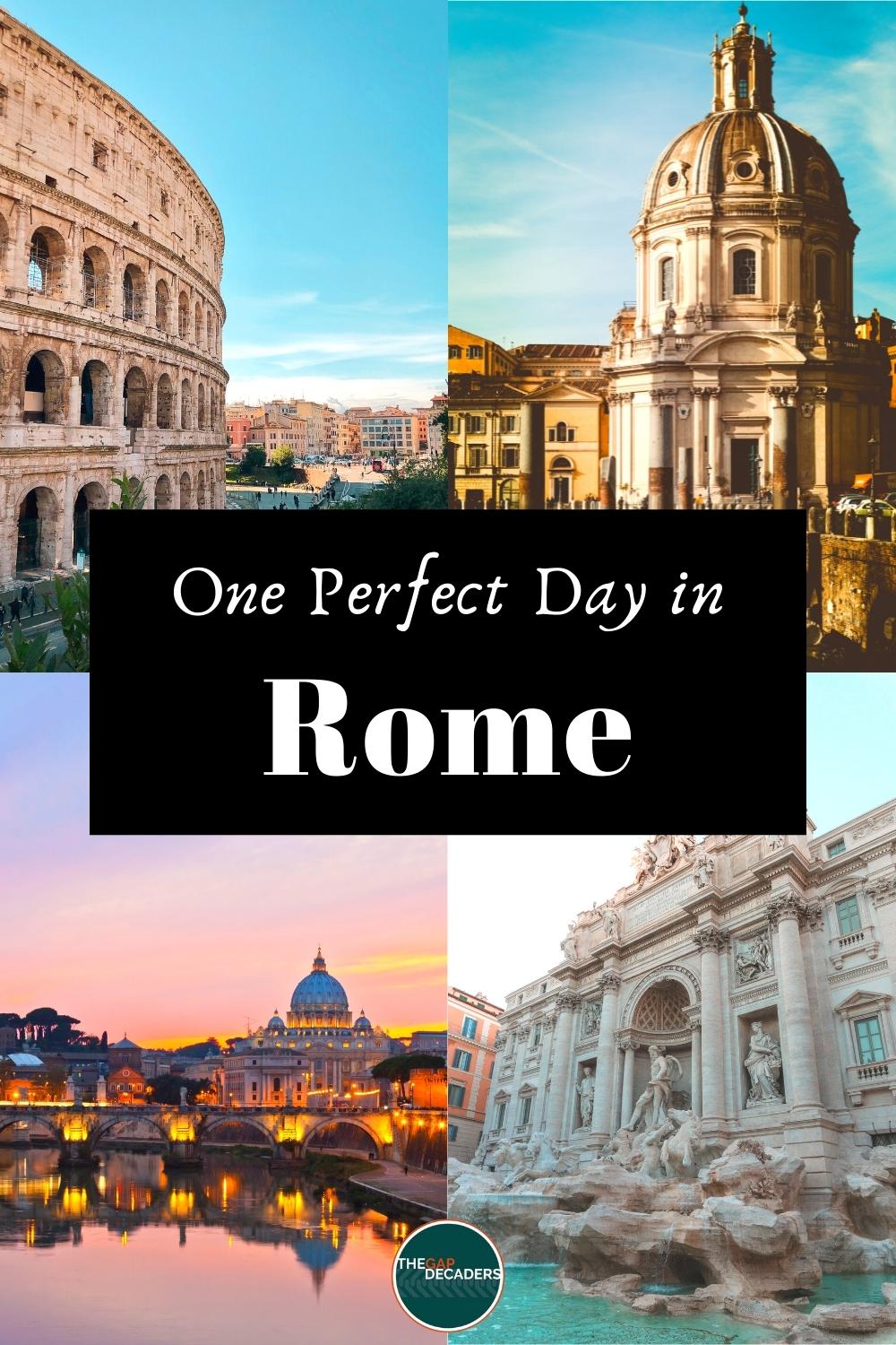 Rome in a Day - Itinerary, Map, Tips & Guide | The Gap Decaders