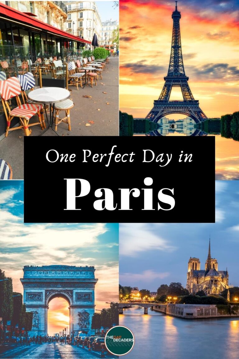One Day Paris Itinerary – Map, Guide & Tips | The Gap Decaders
