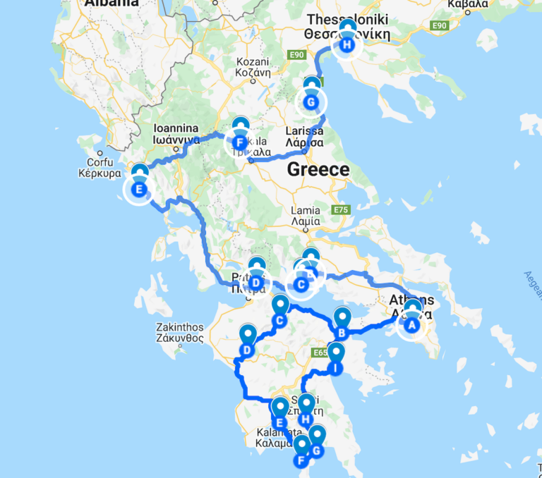 Greece Road Trip - Two Incredible Routes | The Gap Decaders