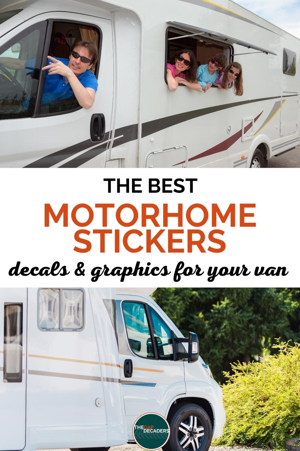 Campervan & Motorhome Stickers to Zhuzh Up Your Van! | The Gap Decaders