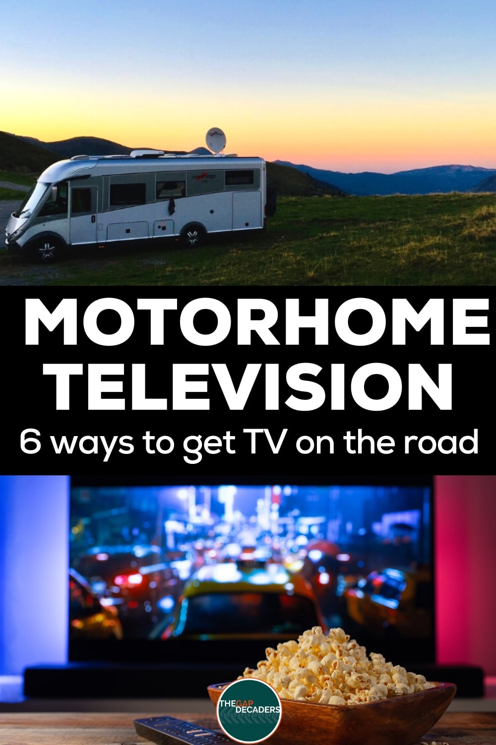 Motorhome TV: Six Ways to Get TV in Your Van | The Gap Decaders