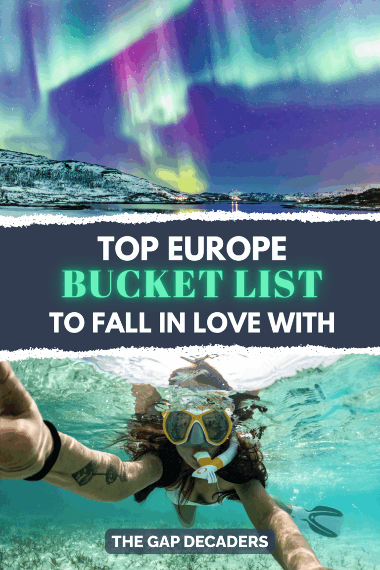 Adventure Travel Bucket List: 15 Epic Experiences in Europe | The Gap Decaders