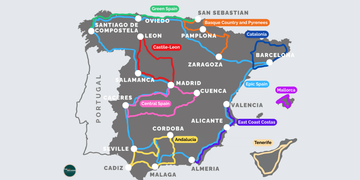 Spain Road Trip: 10 of the Best Routes, Regions, and Island Drives ...